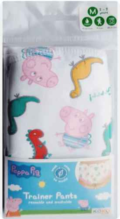 Peppa Pig Trainer Pants – Reusable, Soft & Fun Potty Training Pants ...
